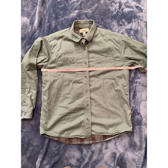 Cabela's | Shirts | Cabelas Mens Light Green Quilted Long Sleeve ...
